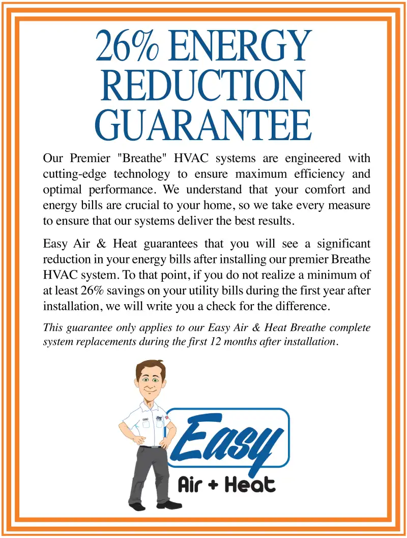 HVAC Service Guarantees | Easy Air + Heat + Plumbing
